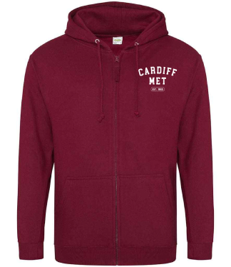 Jh050 full zip hoody bur sr